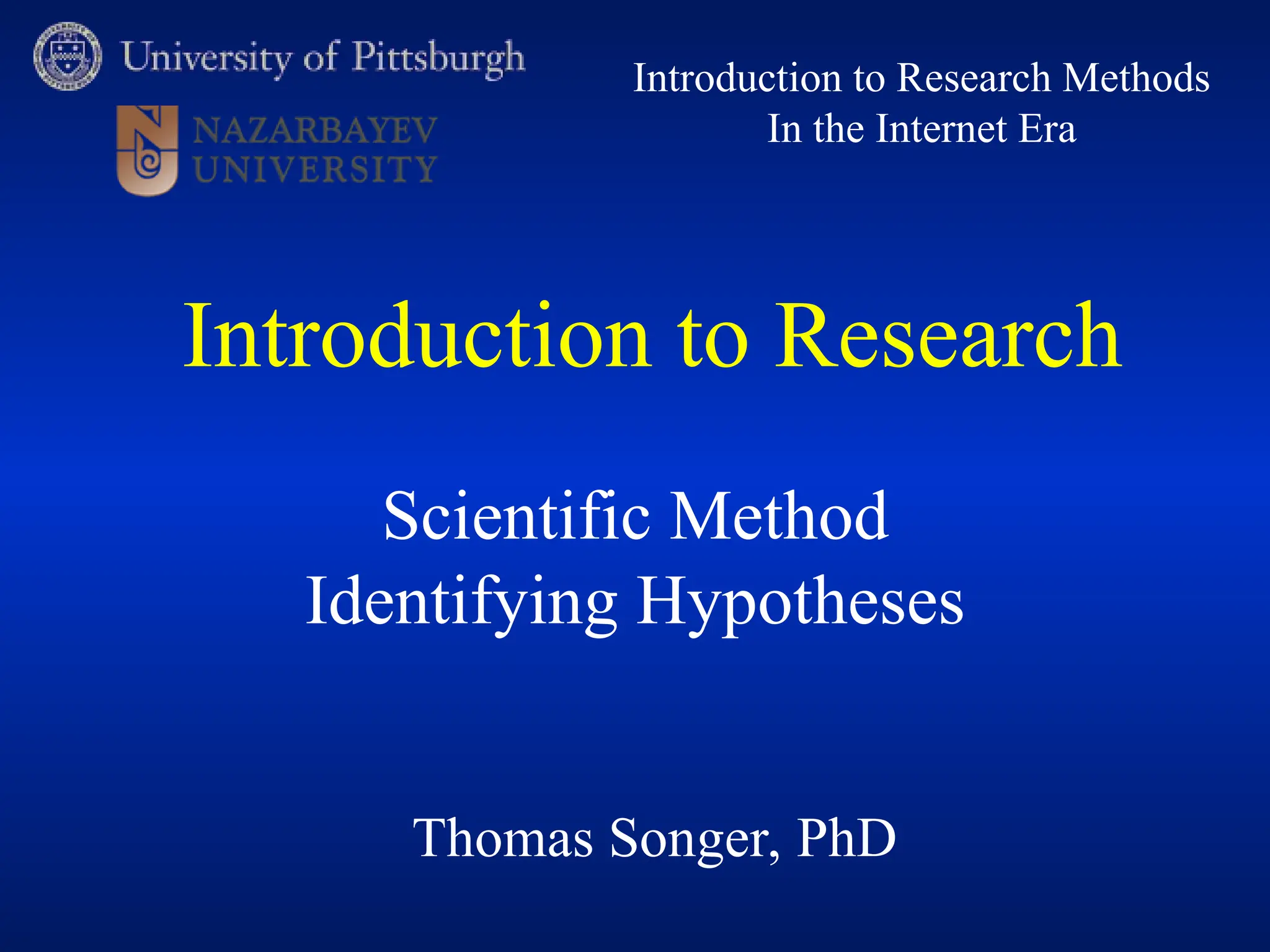 Research Methodology and Scientific methods | PPT