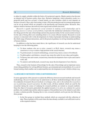 Research methodology 1 | PDF