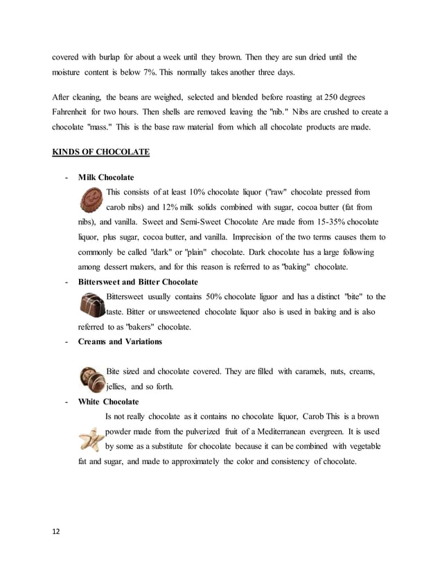 Research methodology of nestle and cadbury chocolates | DOCX | Science
