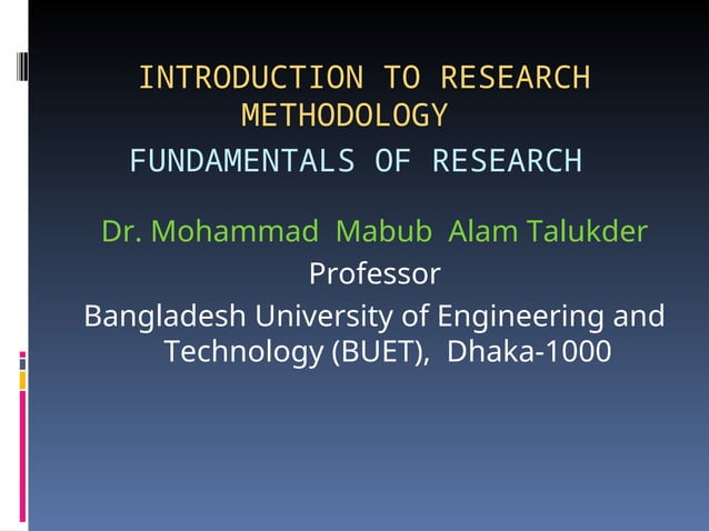 RESEARCH METHODOLOGY for all learners and researchers | PPT