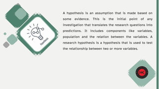 Research Methodology all about Hypothesis.pptx