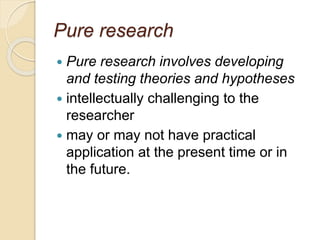 Research Methodology Basics - I | PPTX