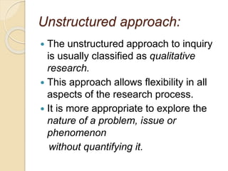 Research Methodology Basics - I | PPTX