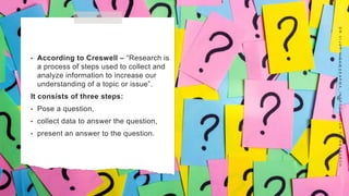 Research methodology Basics in Research | PPT