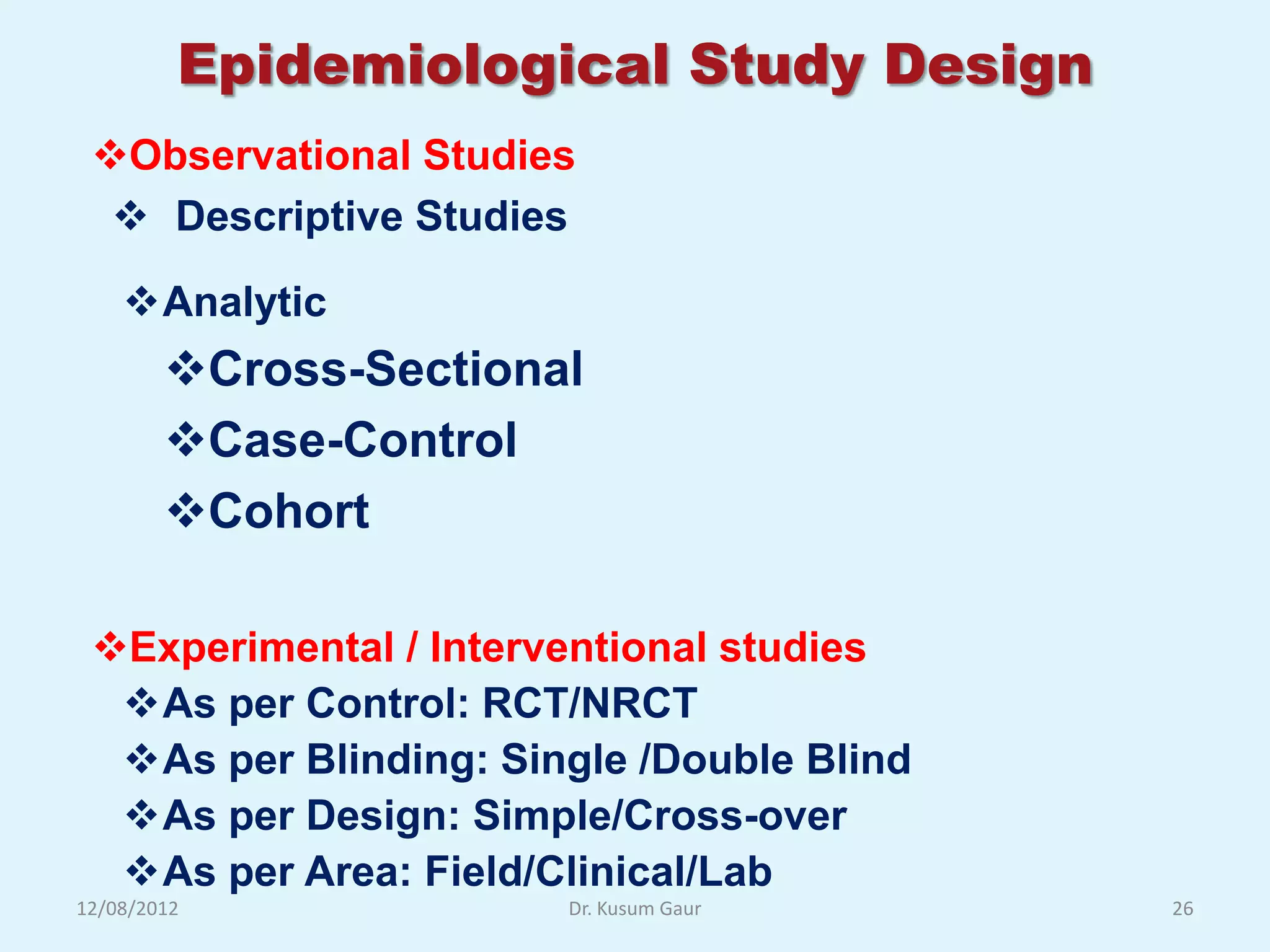 Research methodology & Biostatistics | PPTX