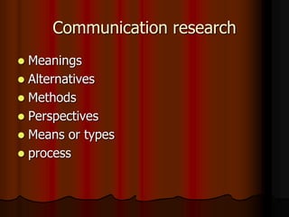 Research methodology course1 | PPT