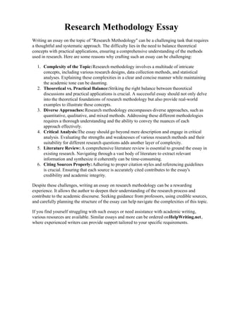 Research Methodology Essay.pdf