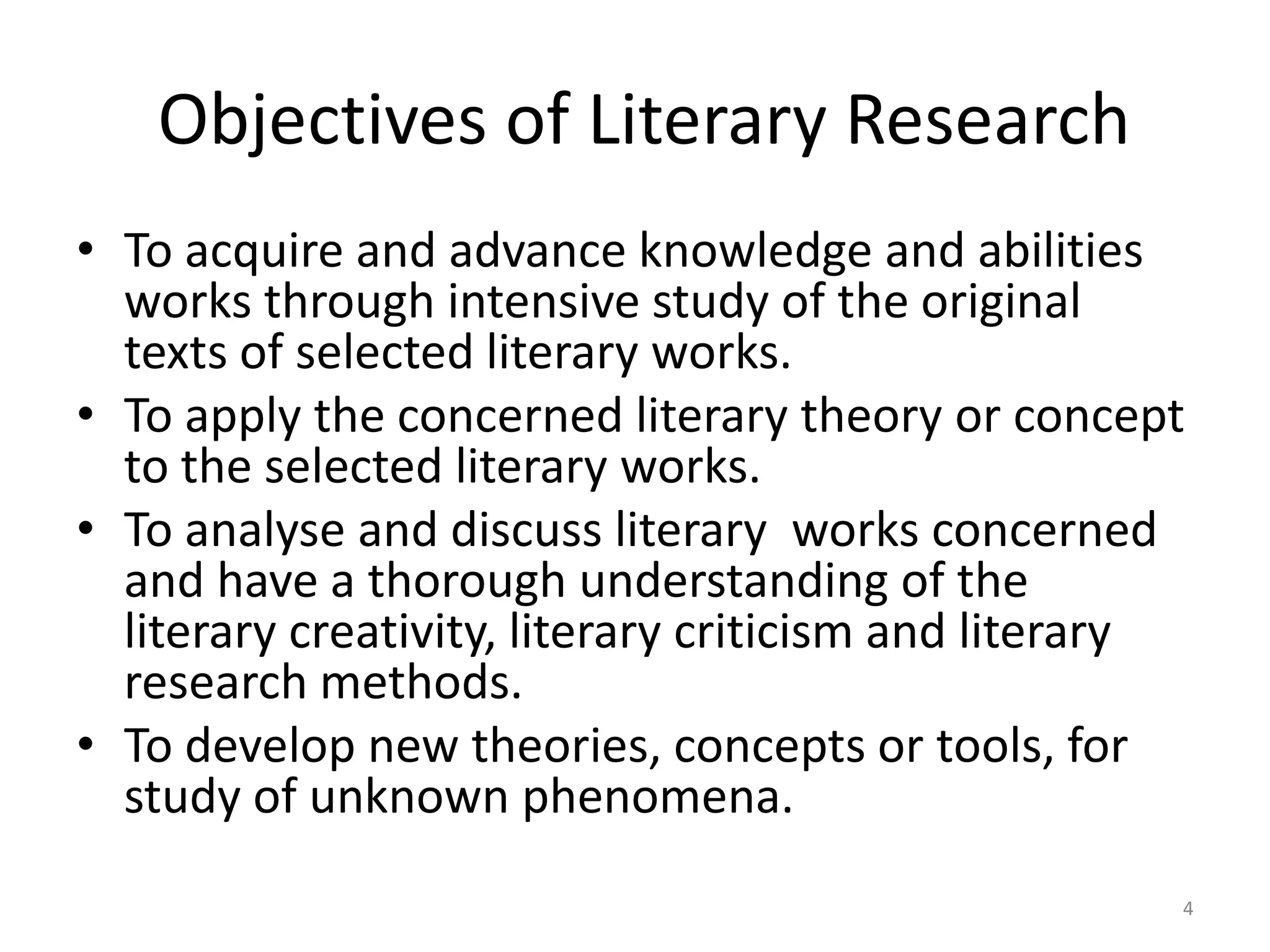 Research methodology for research in english | PPTX