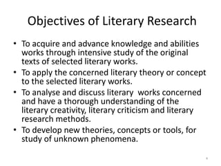Research methodology for research in english | PPTX