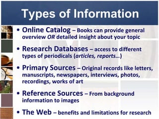 Research Methodology for the Arts | PPTX