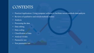 Practical applications and analysis in Research Methodology | PPTX