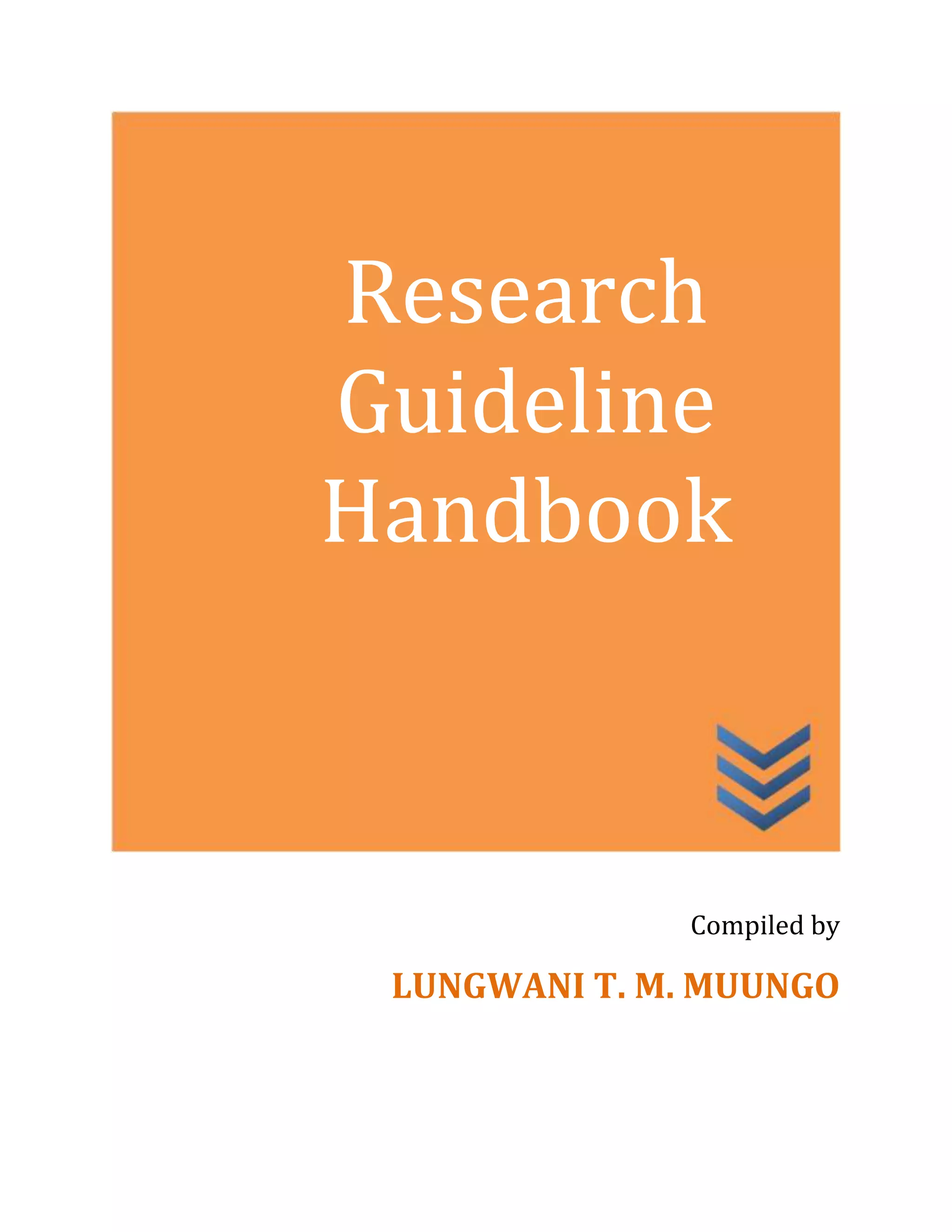 Research methodology handbook 1 | PDF