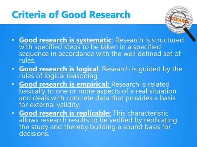 Research Methodology Part I | PPTX | Educational Assessment | Education