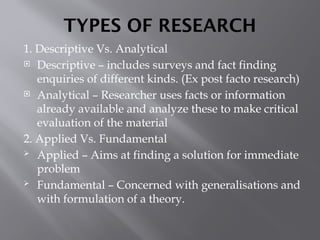 RESEARCH METHODOLOGY I - Introduction to Research.pptx