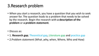 Research methodology in finance l3 | PDF
