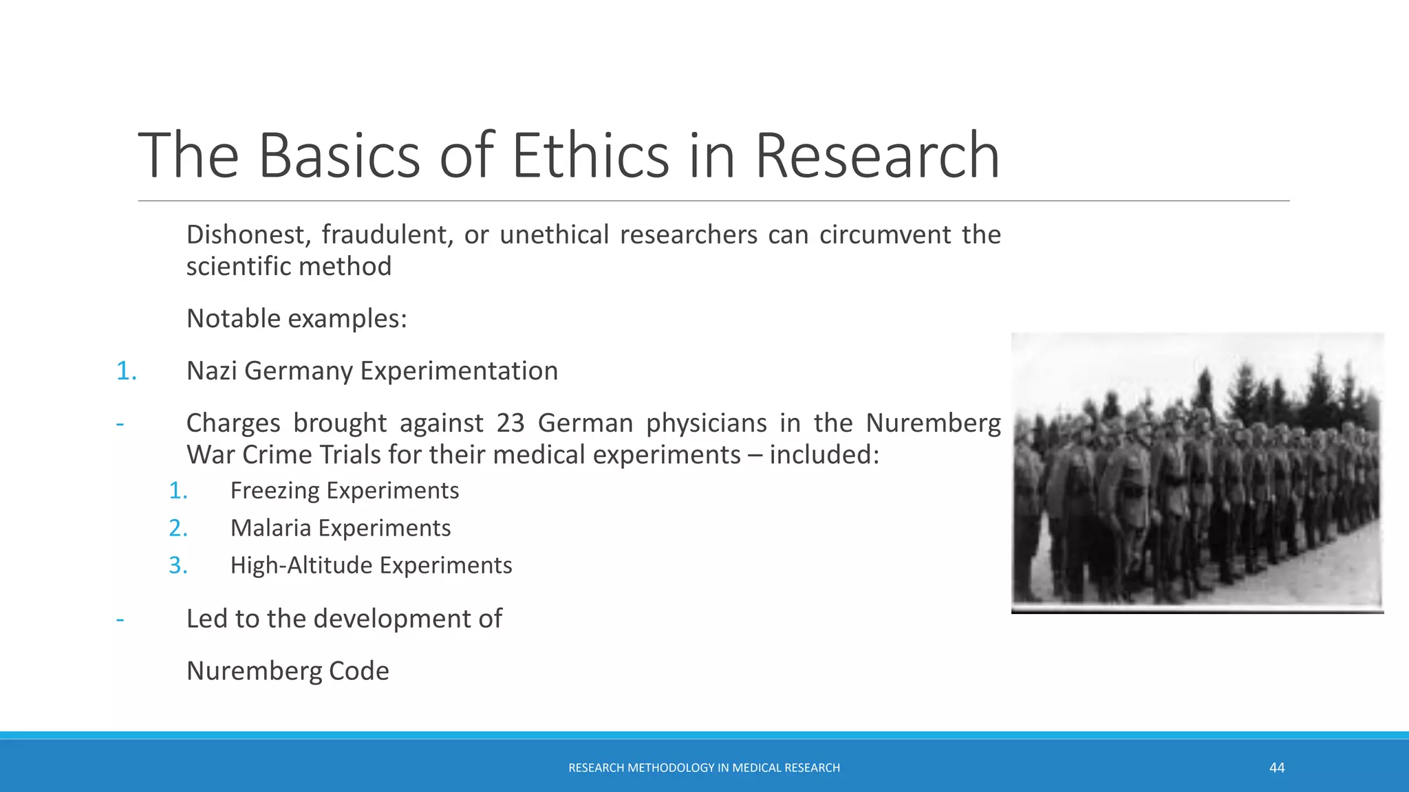 Research methodology in medical research | PDF