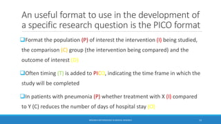 Research methodology in medical research | PDF