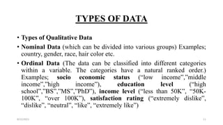 Research methodology introduction & Types of Research | PDF