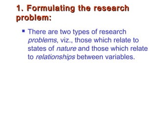 Research methodology introduction ch1 | PPT