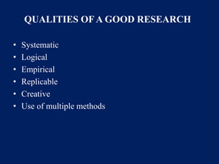 Research Methodology & IPR-I | PDF