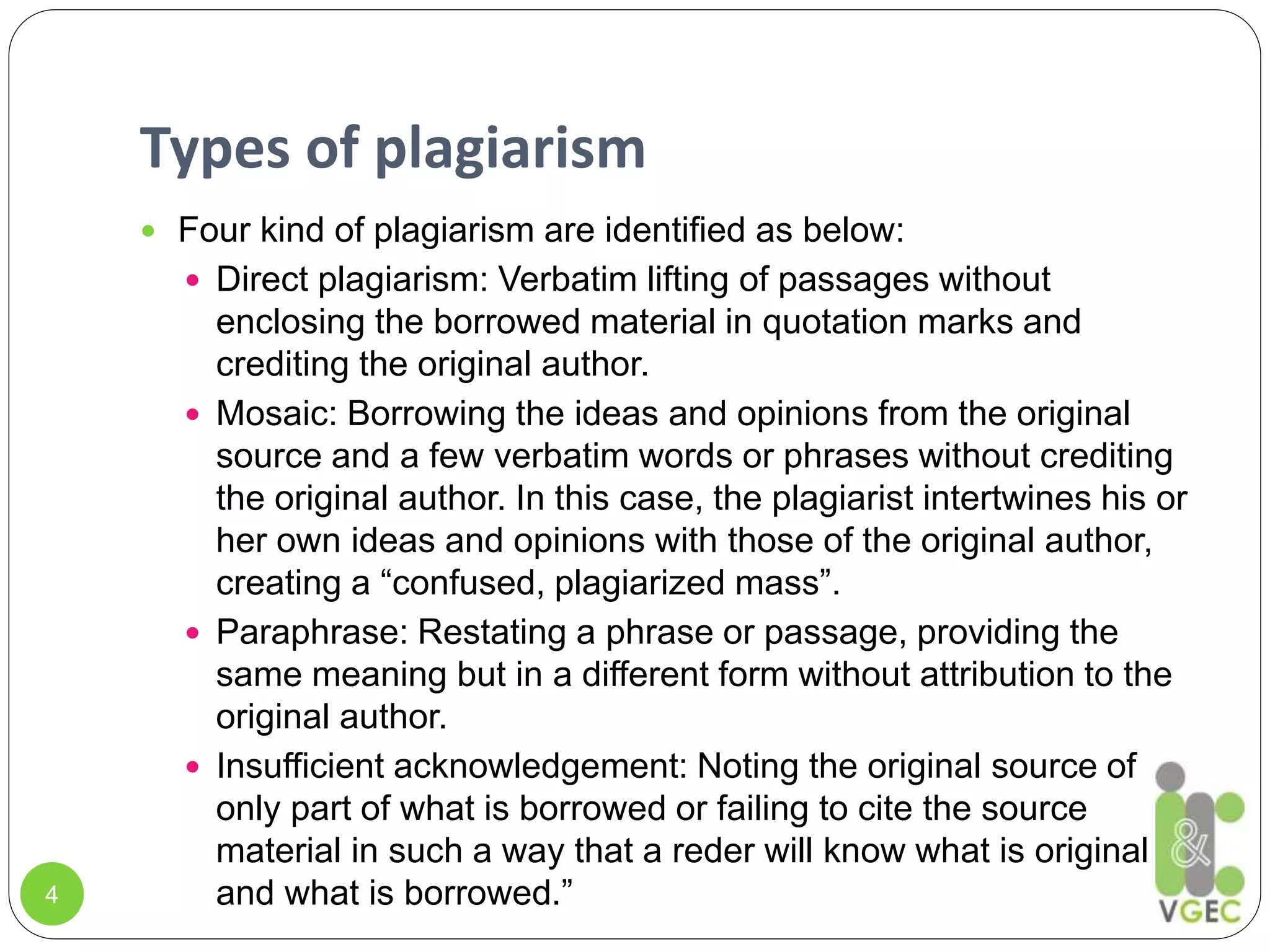 Research Methodology-03: Plagiarism | PPTX