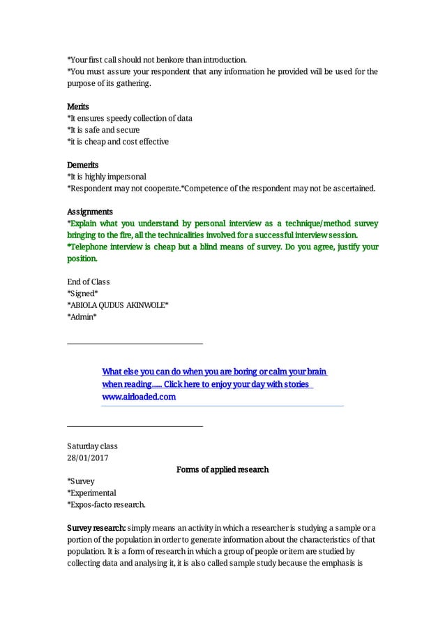 Research methodology | PDF