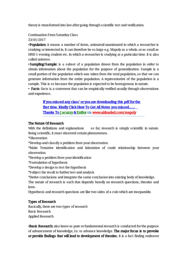 Research methodology | PDF