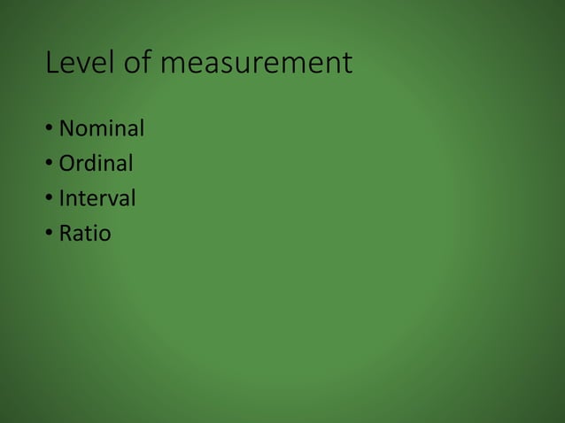 Research methodology measurement | PPTX | Physics | Science
