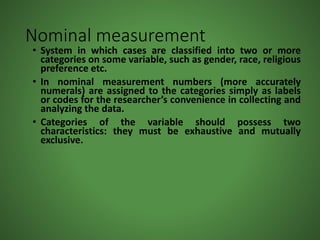 Research methodology measurement | PPTX
