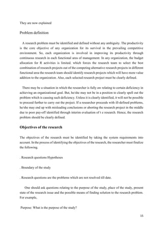 Research methodology module-1 | PDF