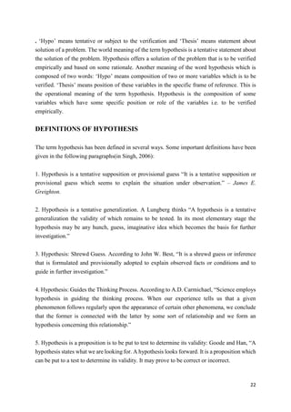 Research methodology module-1 | PDF