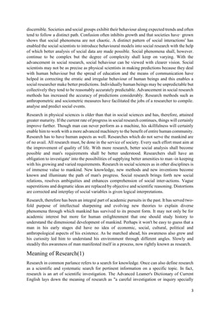 Research methodology module-1 | PDF