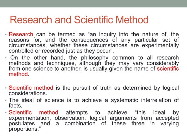 Research Methodology Module 1.pdf | Science