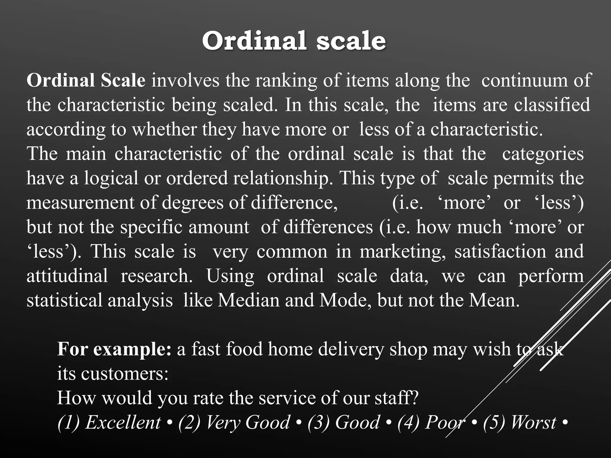 Measurement and Scales in Research Methodology | PPTX