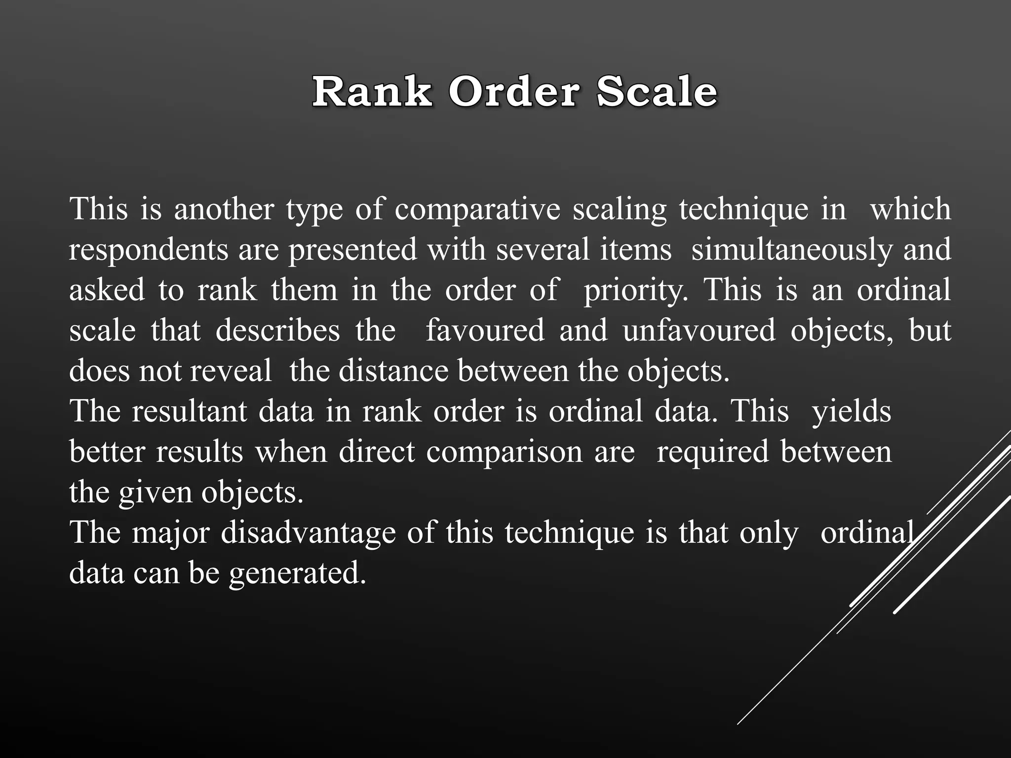 Measurement and Scales in Research Methodology | PPTX
