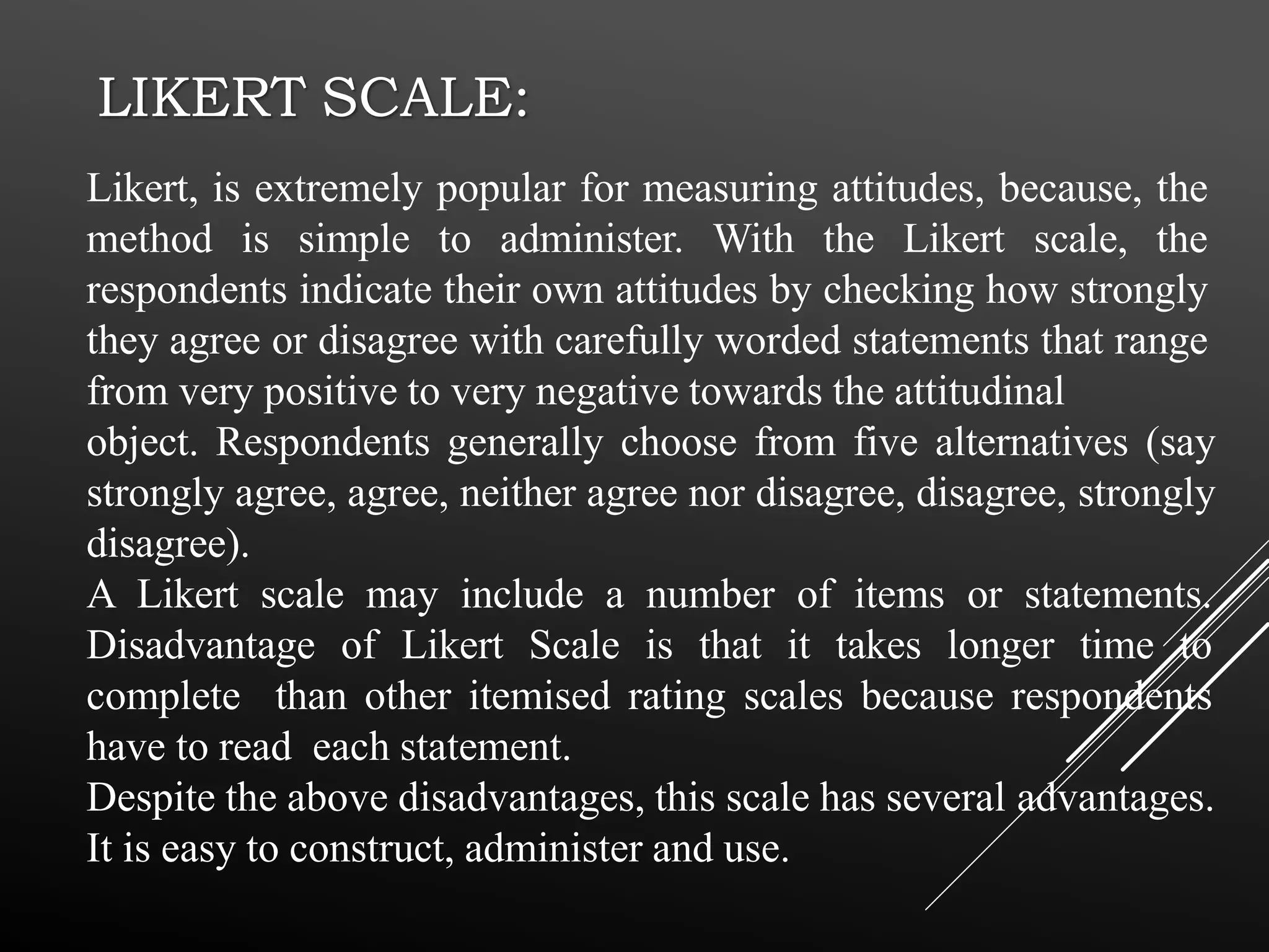 Measurement and Scales in Research Methodology | PPTX