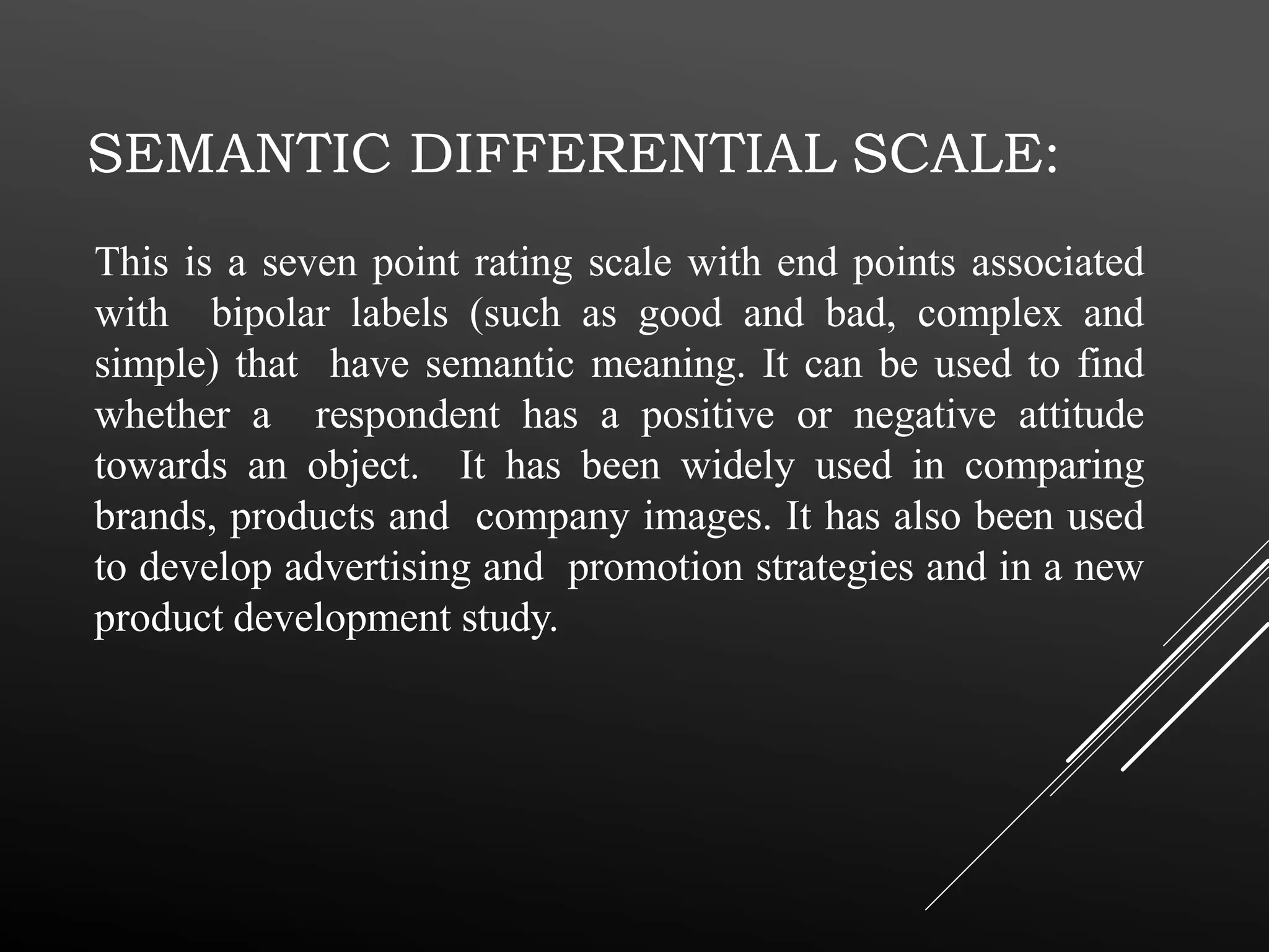 Measurement and Scales in Research Methodology | PPTX