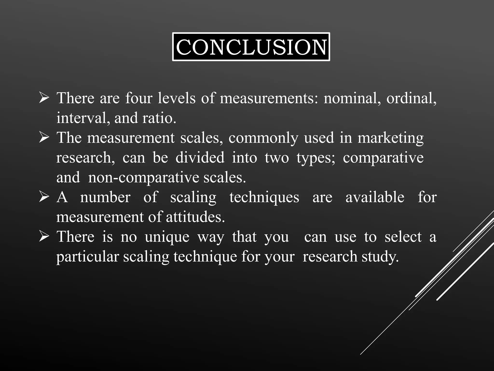 Measurement and Scales in Research Methodology | PPTX