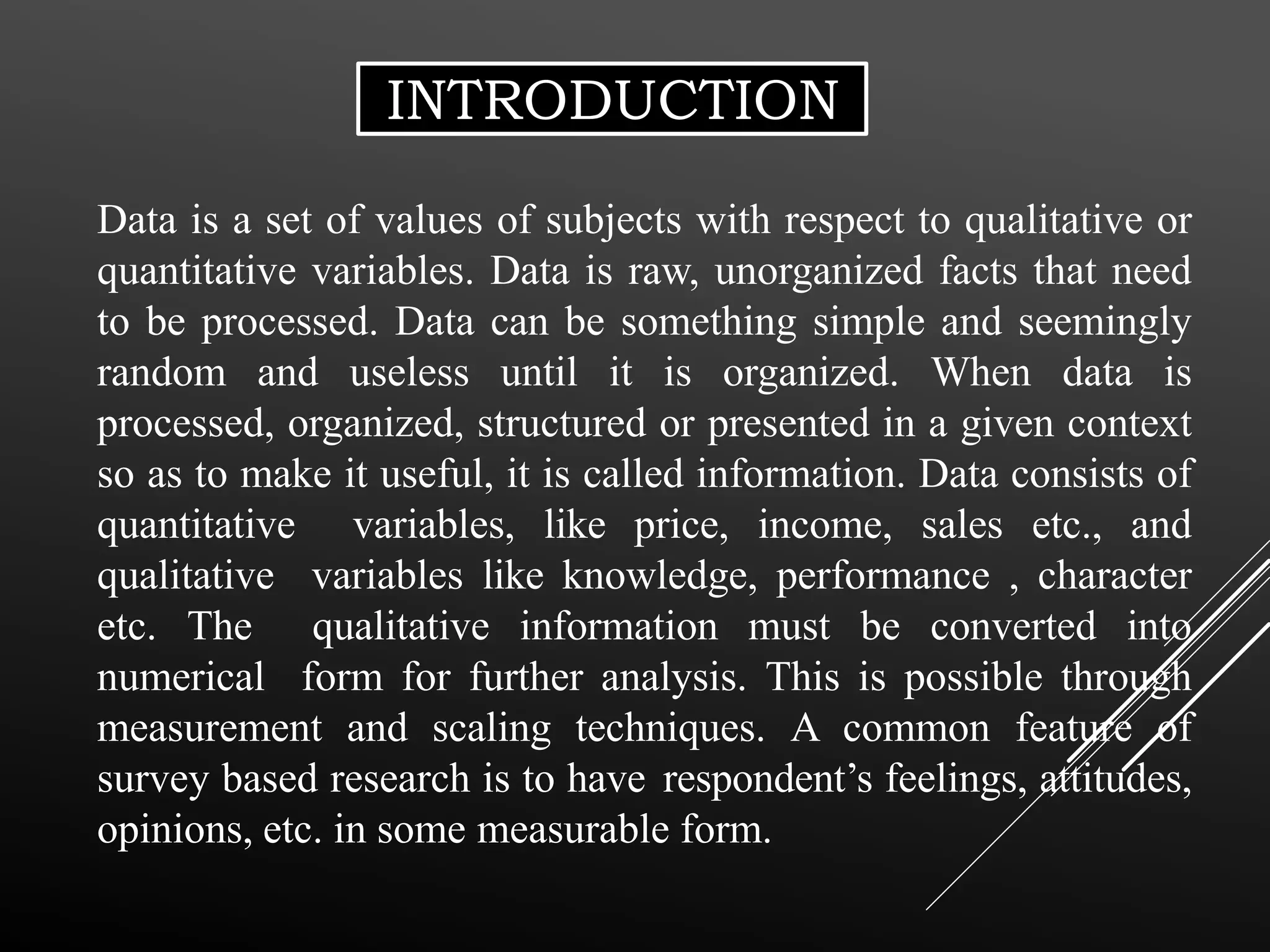 Measurement and Scales in Research Methodology | PPTX