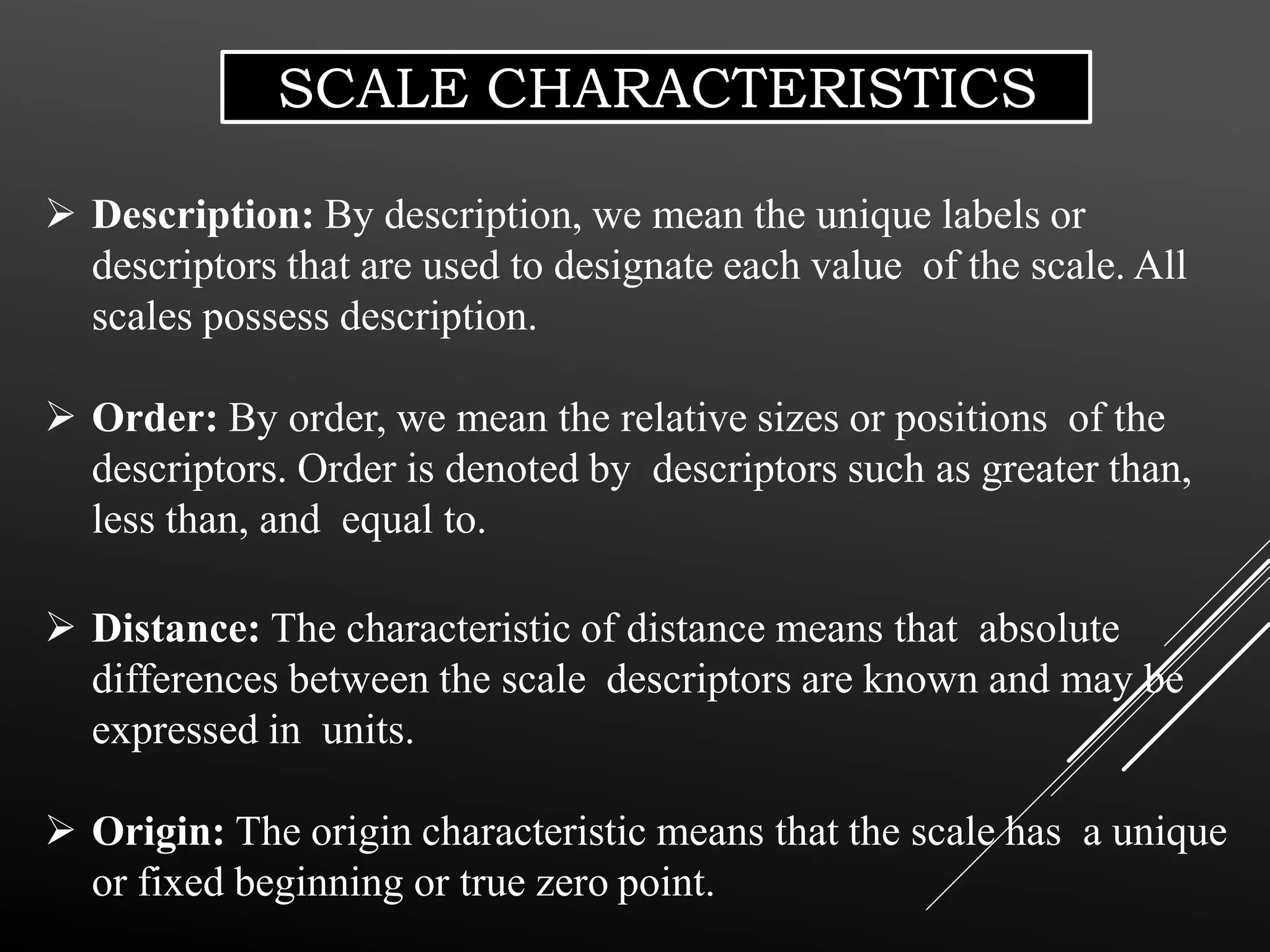 Measurement and Scales in Research Methodology | PPTX
