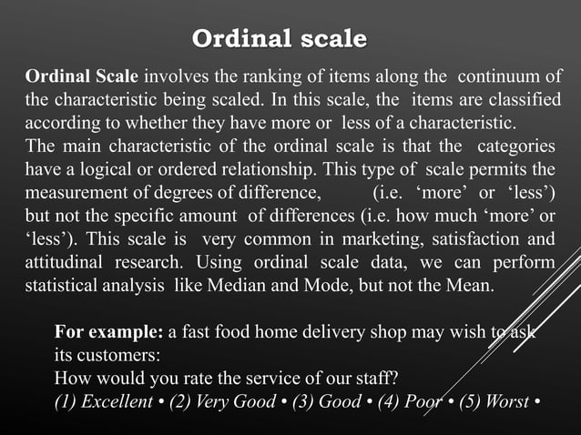 Measurement and Scales in Research Methodology | PPTX