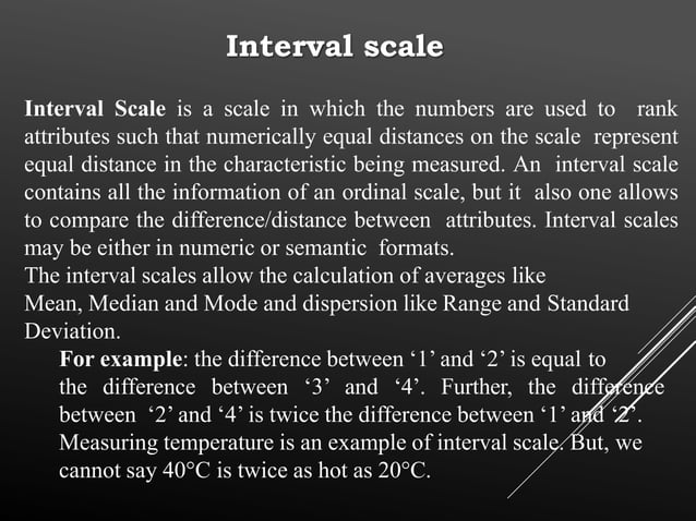 Measurement and Scales in Research Methodology | PPTX