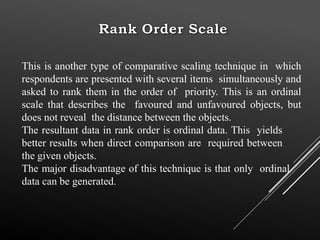 Measurement and Scales in Research Methodology | PPTX