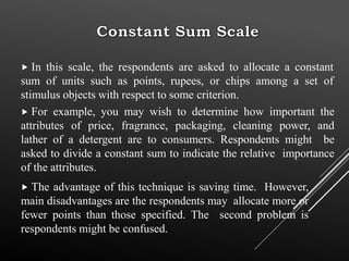 Measurement and Scales in Research Methodology | PPTX