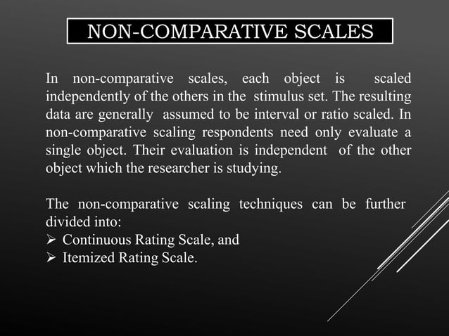 Measurement and Scales in Research Methodology | PPTX