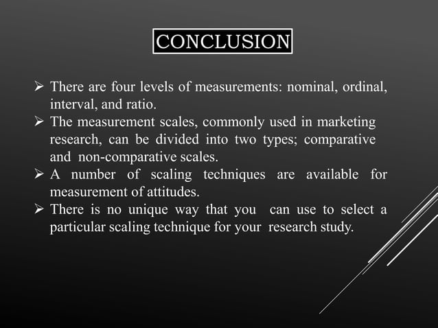 Measurement and Scales in Research Methodology | PPTX