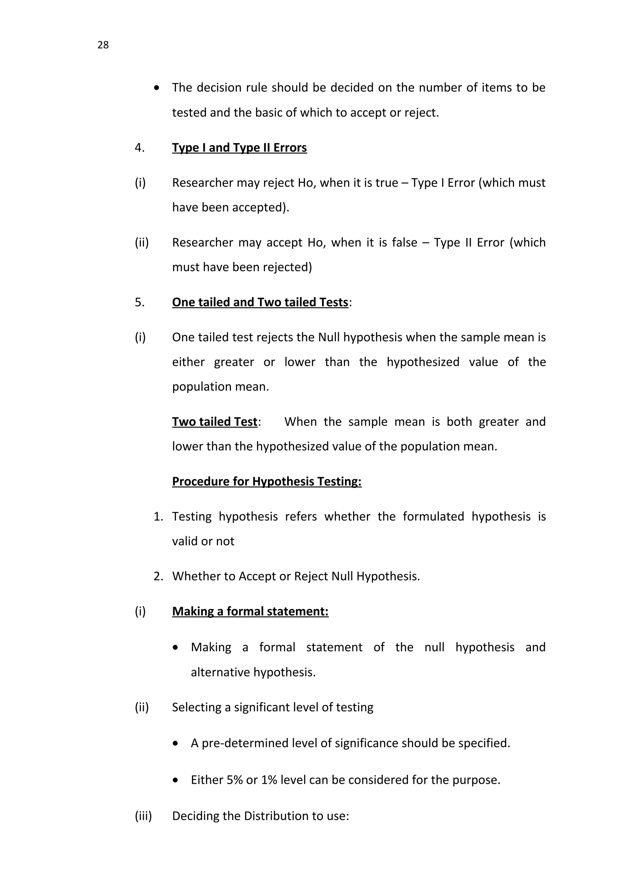Research methodology notes | DOC