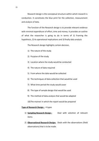 Research methodology notes | DOC