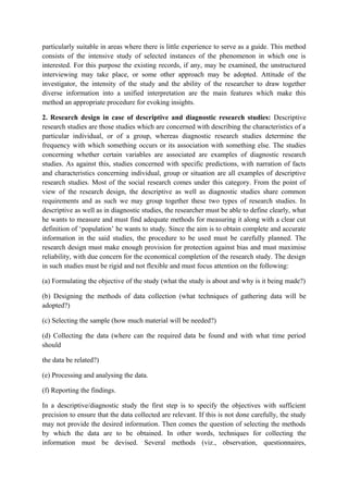 Basic Research methodology notes | DOC
