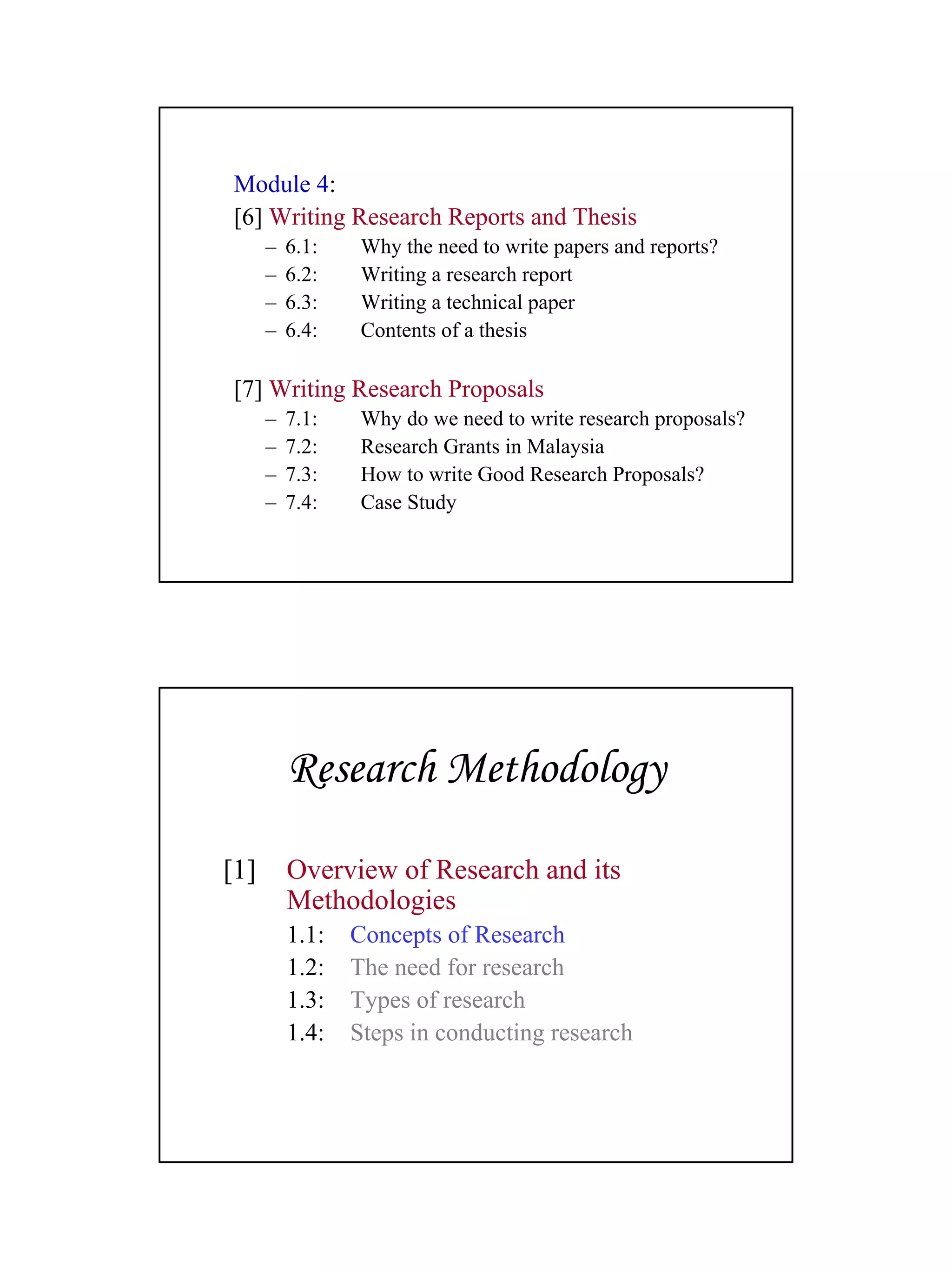 Research methodology notes | PDF